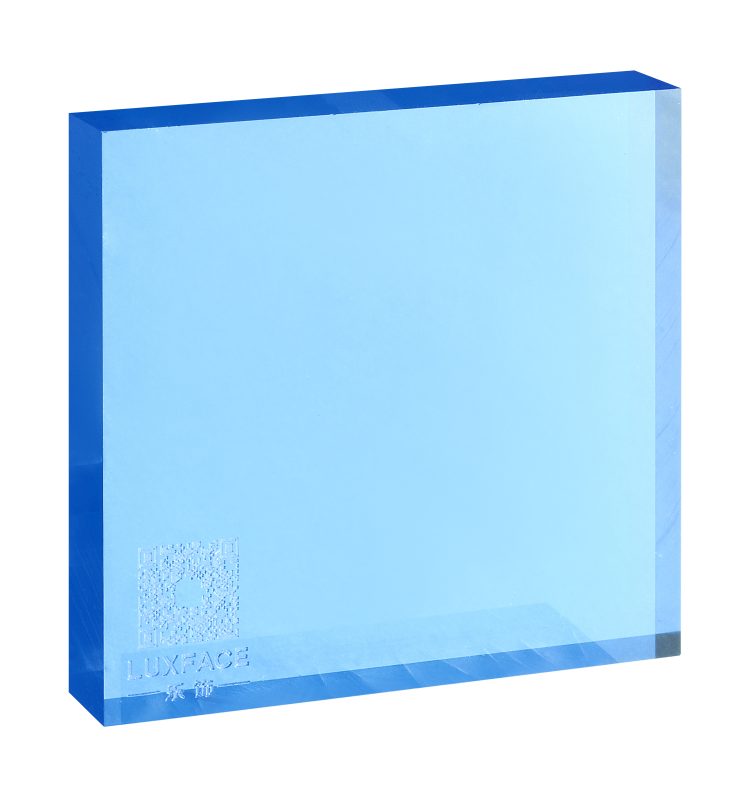 Sea Blue Acrylic Resin Panel - interior materials design solutions