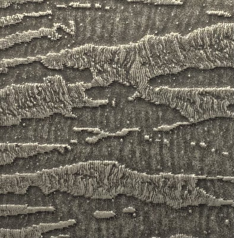 Swept Silver Liquid Metal Sheet | Premium Metallic Surface